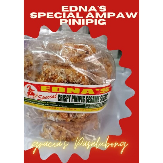 Edna's ampaw pinipig bite size crunchy | Lazada PH