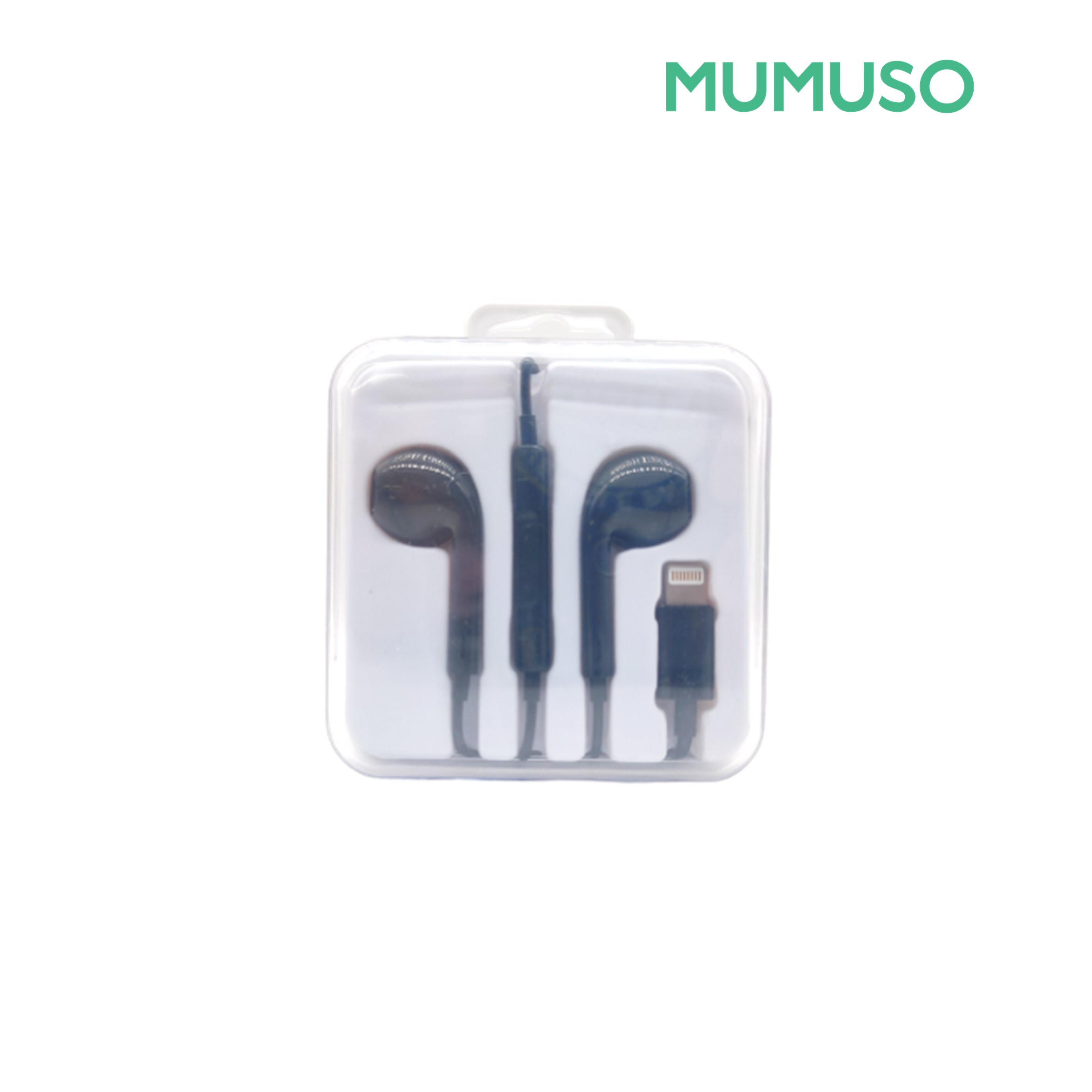 MUMUSO "Lightning Wired Earphones- Black" | Lazada PH