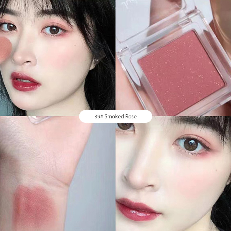 Monochrome Powder Blusher High Gloss Smooth Matte Natural Powder ...