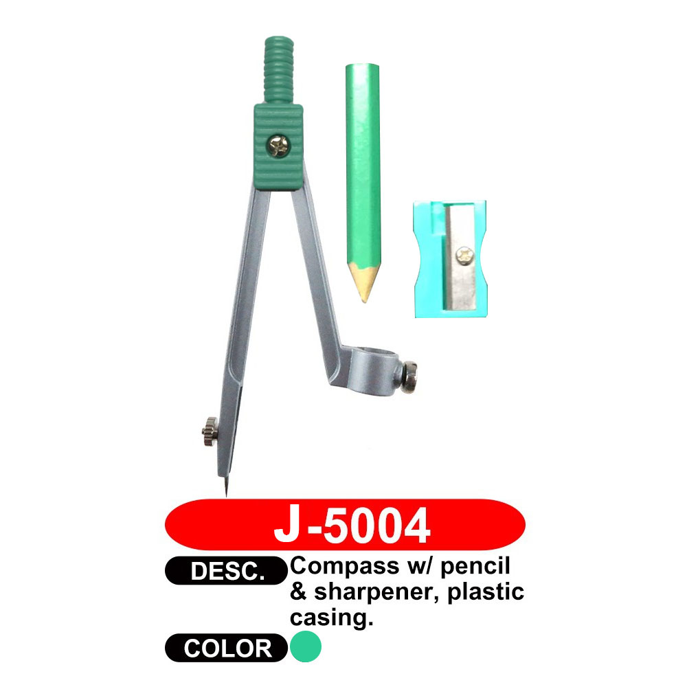Hodeso I JOY Compass Set , joy J-5002 w/ pencil & sharpener, plastic ...