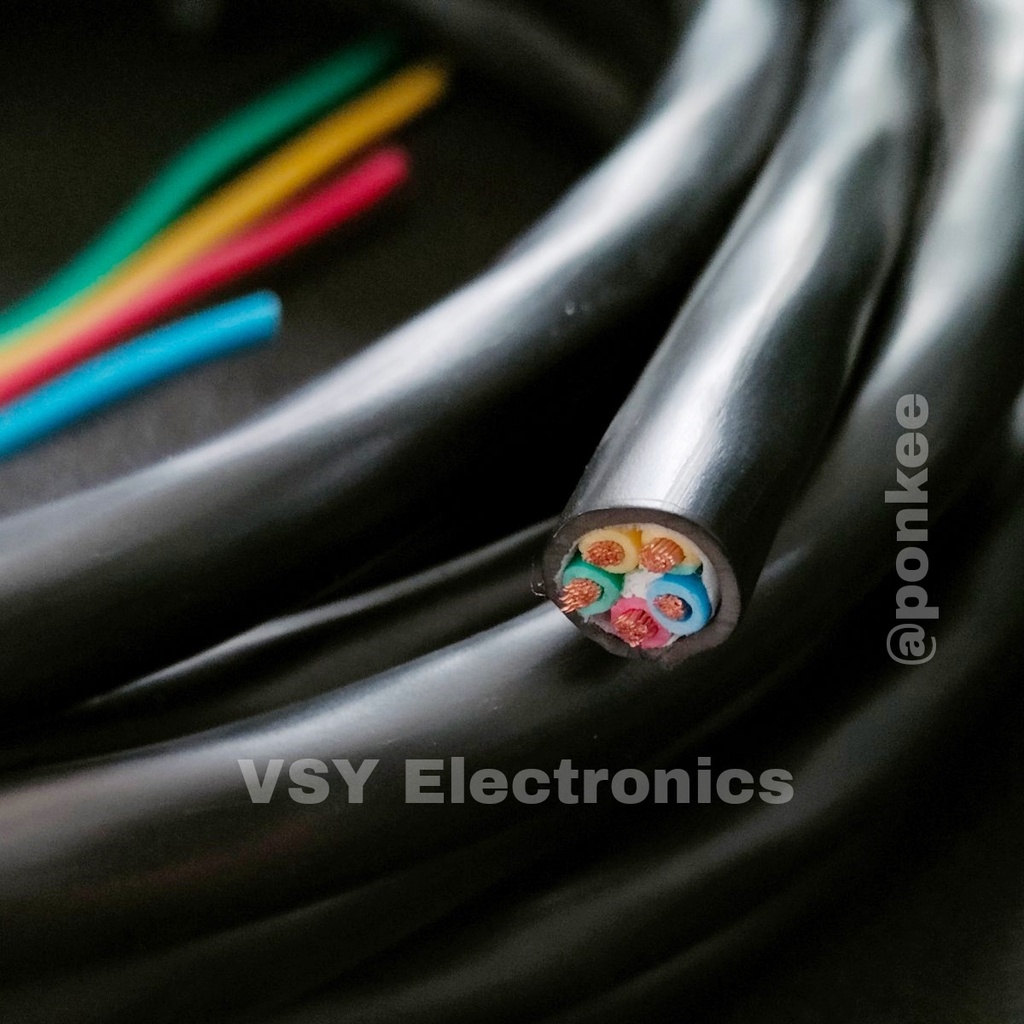 5c x 16awg / awg16 / 1.75mm Premium Multi Conductor Royal Cable Wire ...