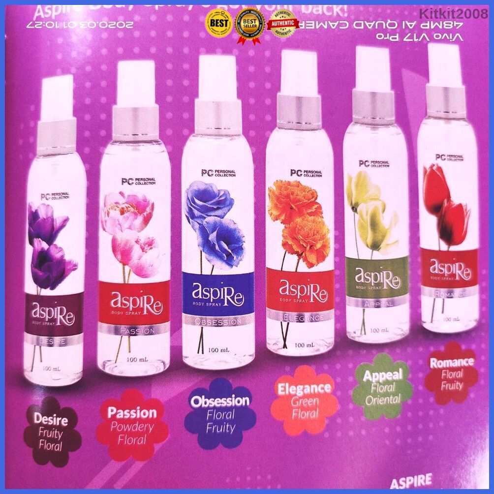 ASPIRE BODY COLOGNE SPRAY | Lazada PH
