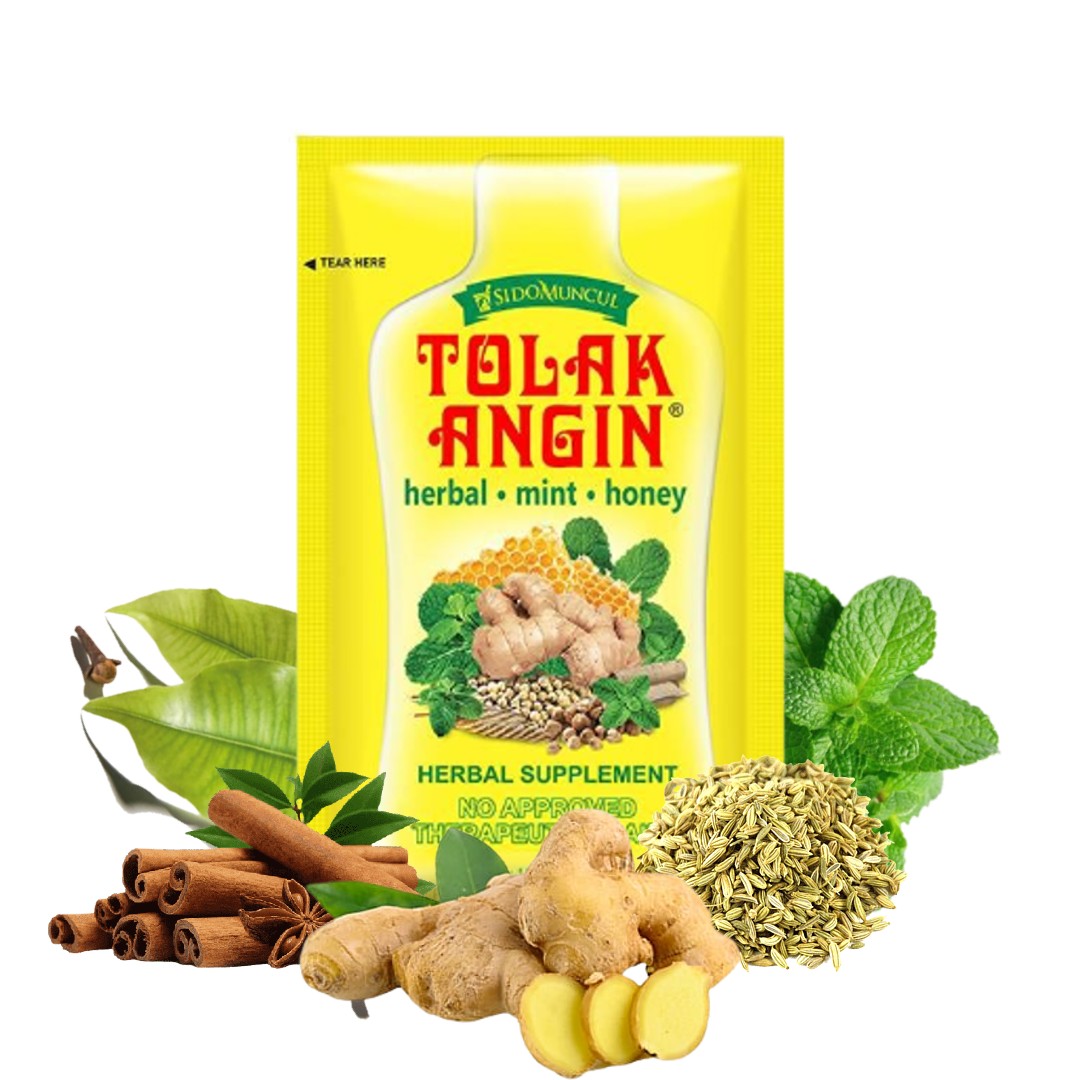 12 pcs Tolak Angin Herbal Supplement 15ml 1Box (12 sachets) | Lazada PH