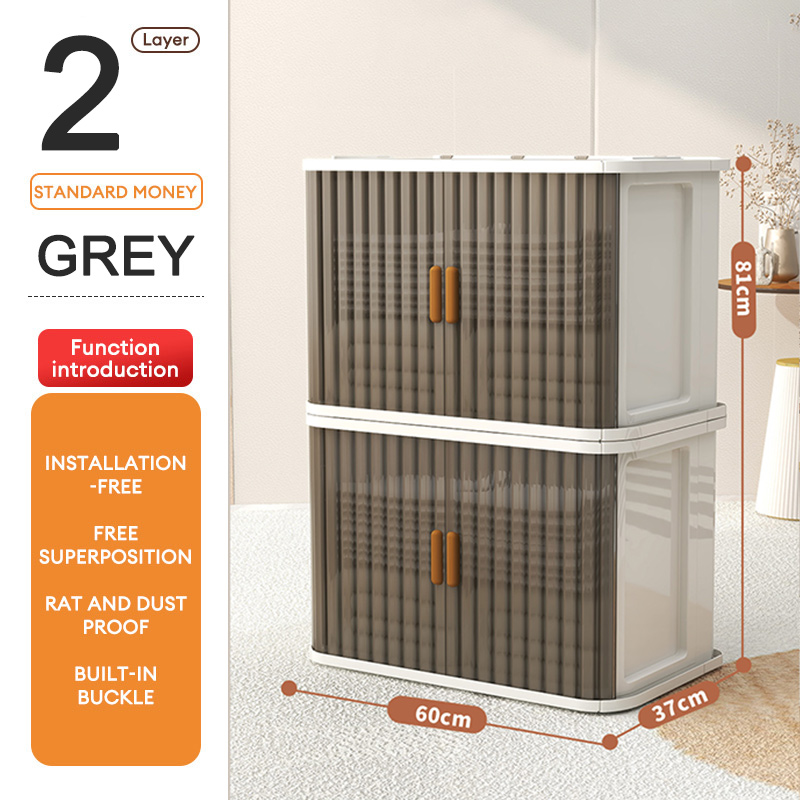 【Clearance】NETEL Home Storage Rack Double Door Floor-to-ceiling ...