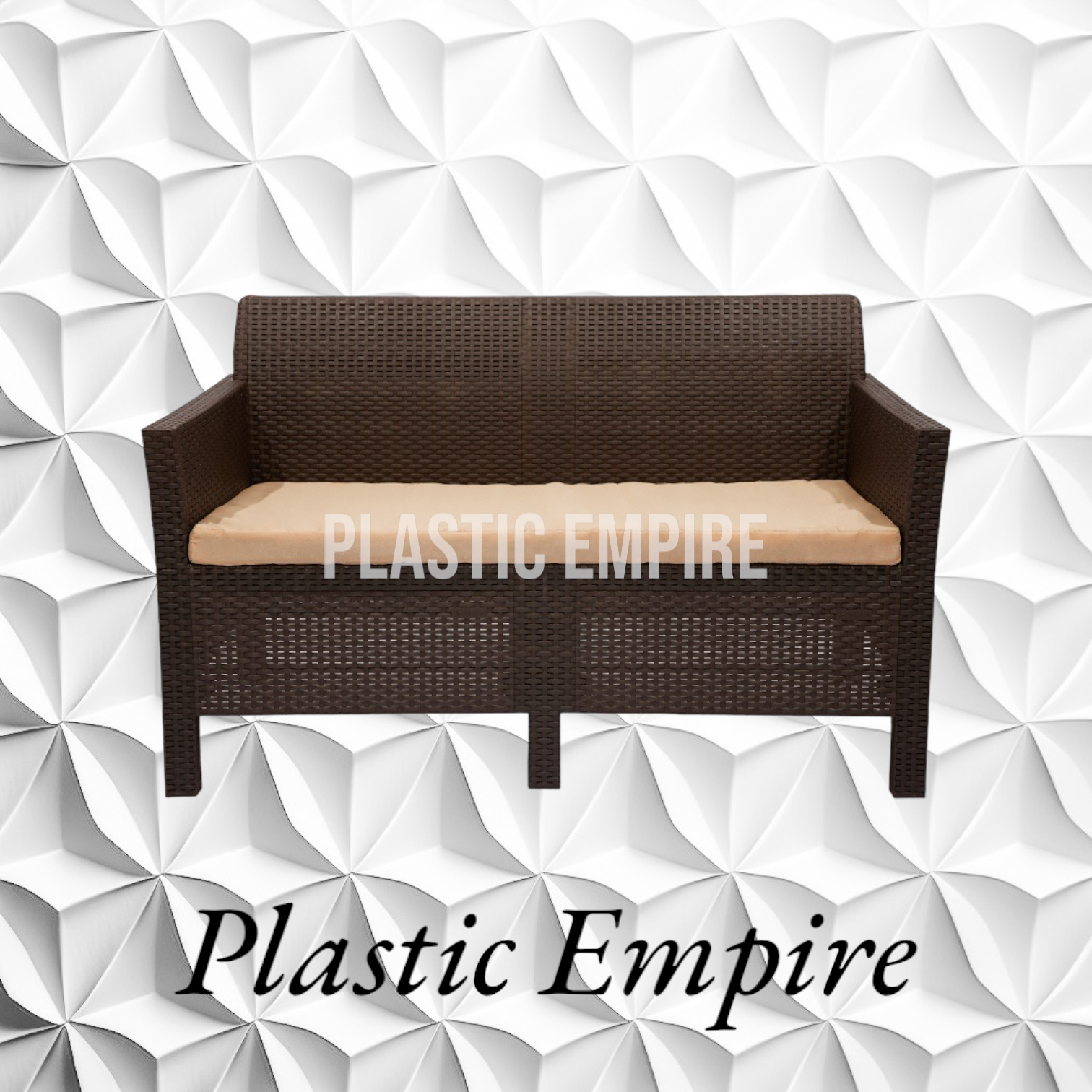 Jolly High Quality Plastic Rattan One Seater Chair With Foam | Lazada PH