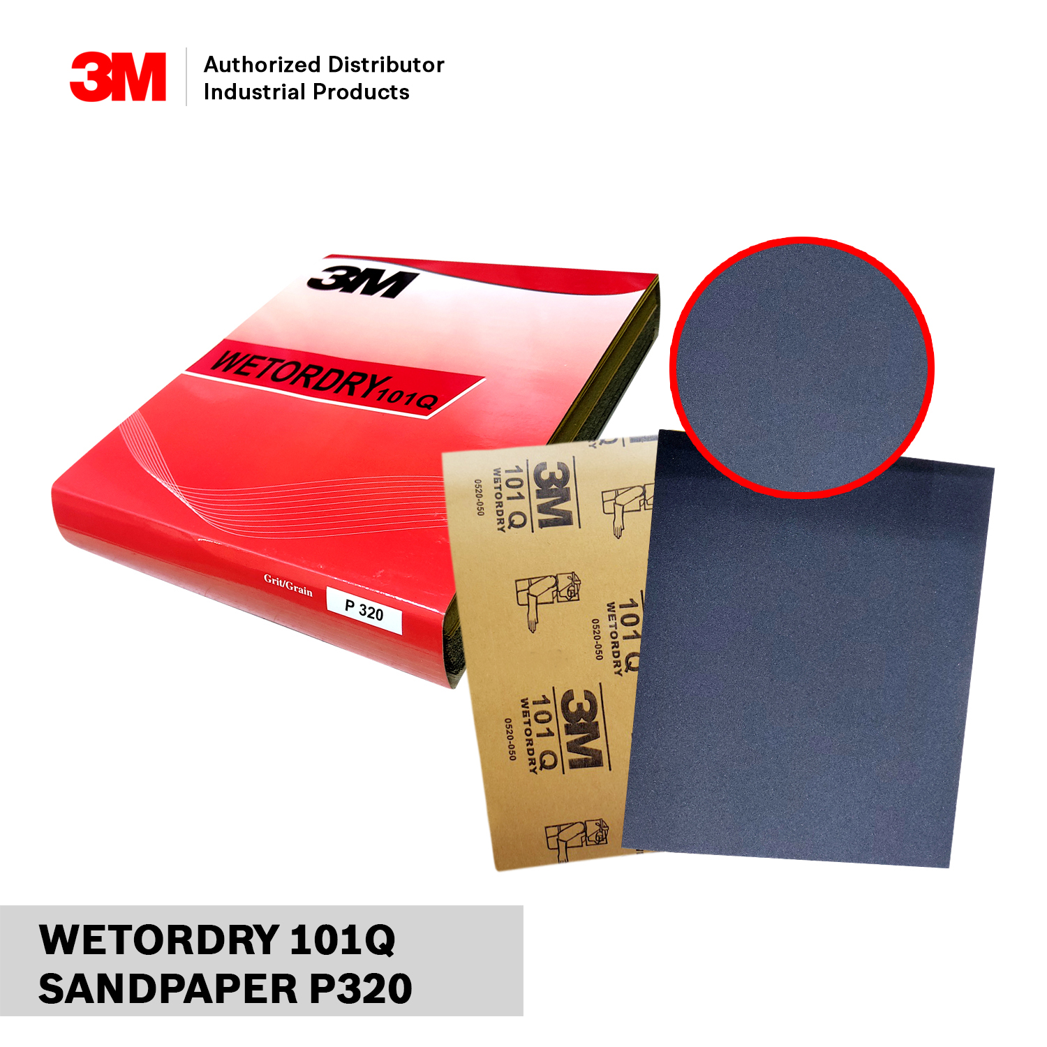 3M 101Q WETORDRY SANDPAPER P320 100PCS/REAM | Lazada PH