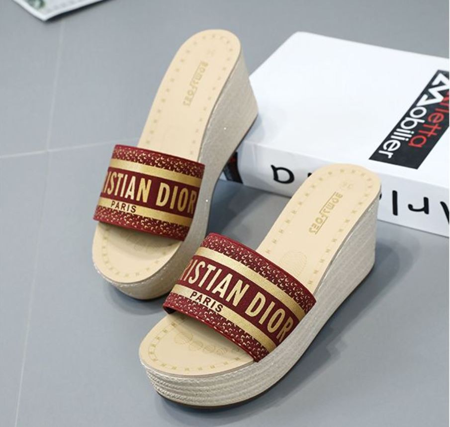 CD Heel Sandals for Women on Sale Authentic Korean Heel Sandals Wedge ...