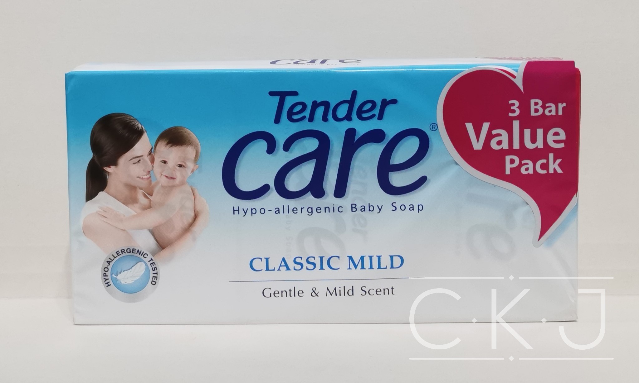 Tender Care Hypo-Allergenic Baby Soap Classic Mild 80g 3 Bar VALUE PACK ...