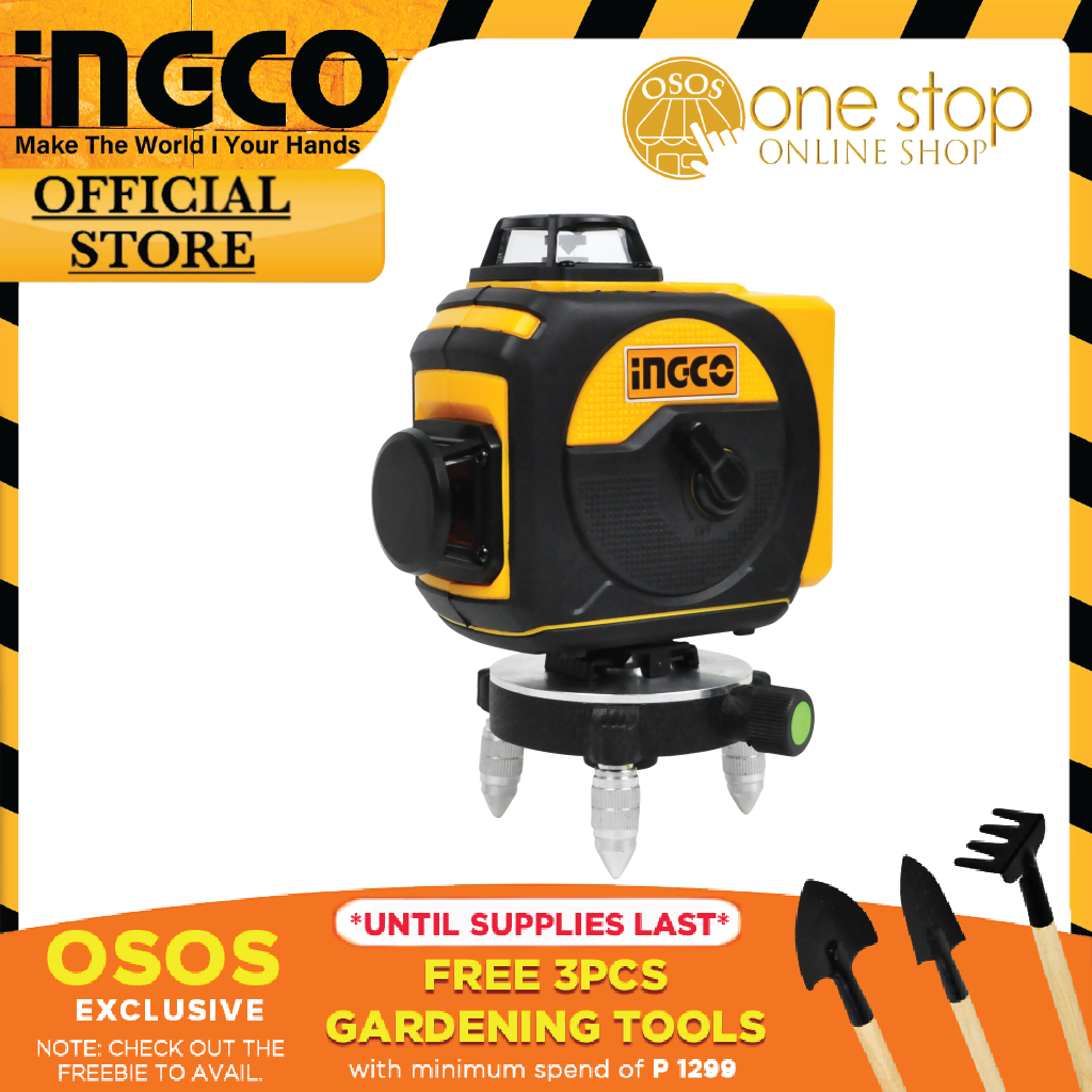 Ingco Original 3D All-Lines Green 0-30m HLL255267 •OSOS• | Lazada PH