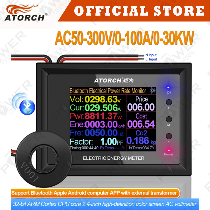 Atorch AT24C 100A 2.4inch Digital Voltmeter Meters Indicator Power ...