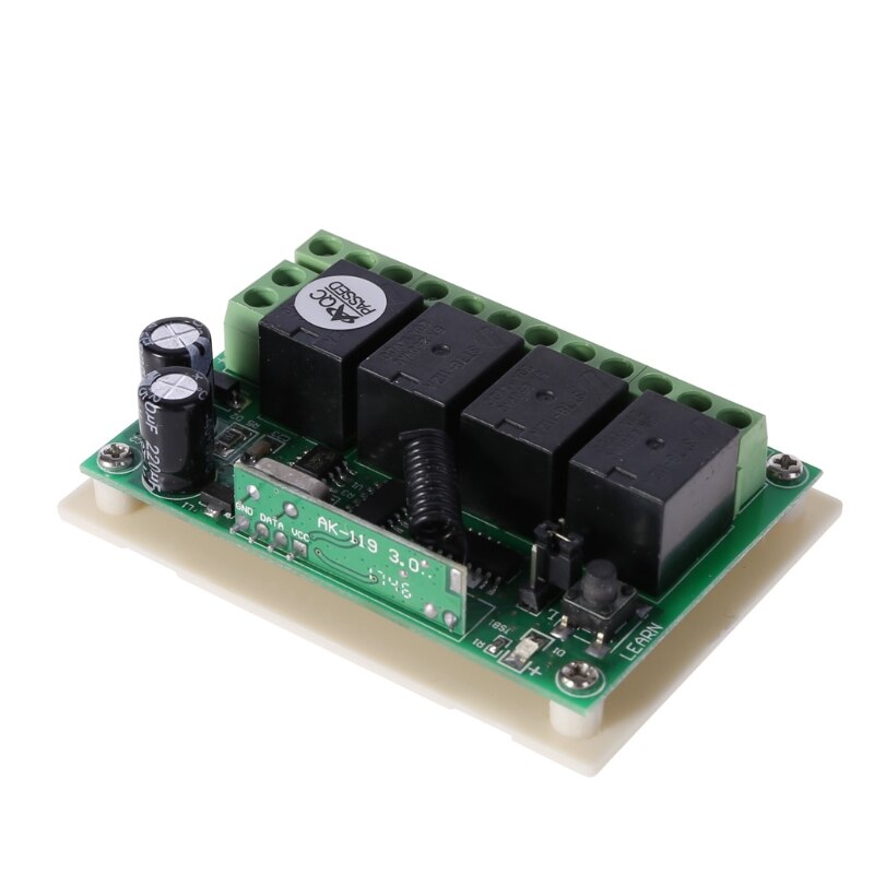 DC 12V 4CH Small Channel Wireless Remote Control Controller Radio ...