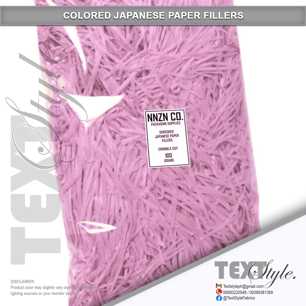 Hot selling productsTextstyle Premium Japanese Paper Fillers Shredded ...