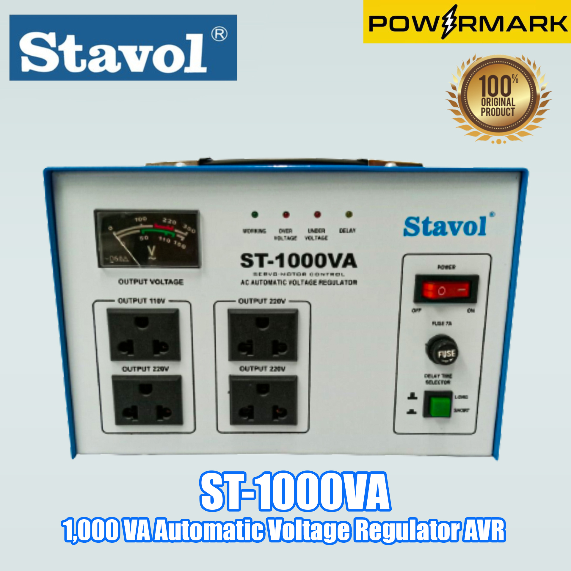 STAVOL AVR POWER SUPPLY 2000 WATTS AUTOMATIC VOLTAGE, 40% OFF
