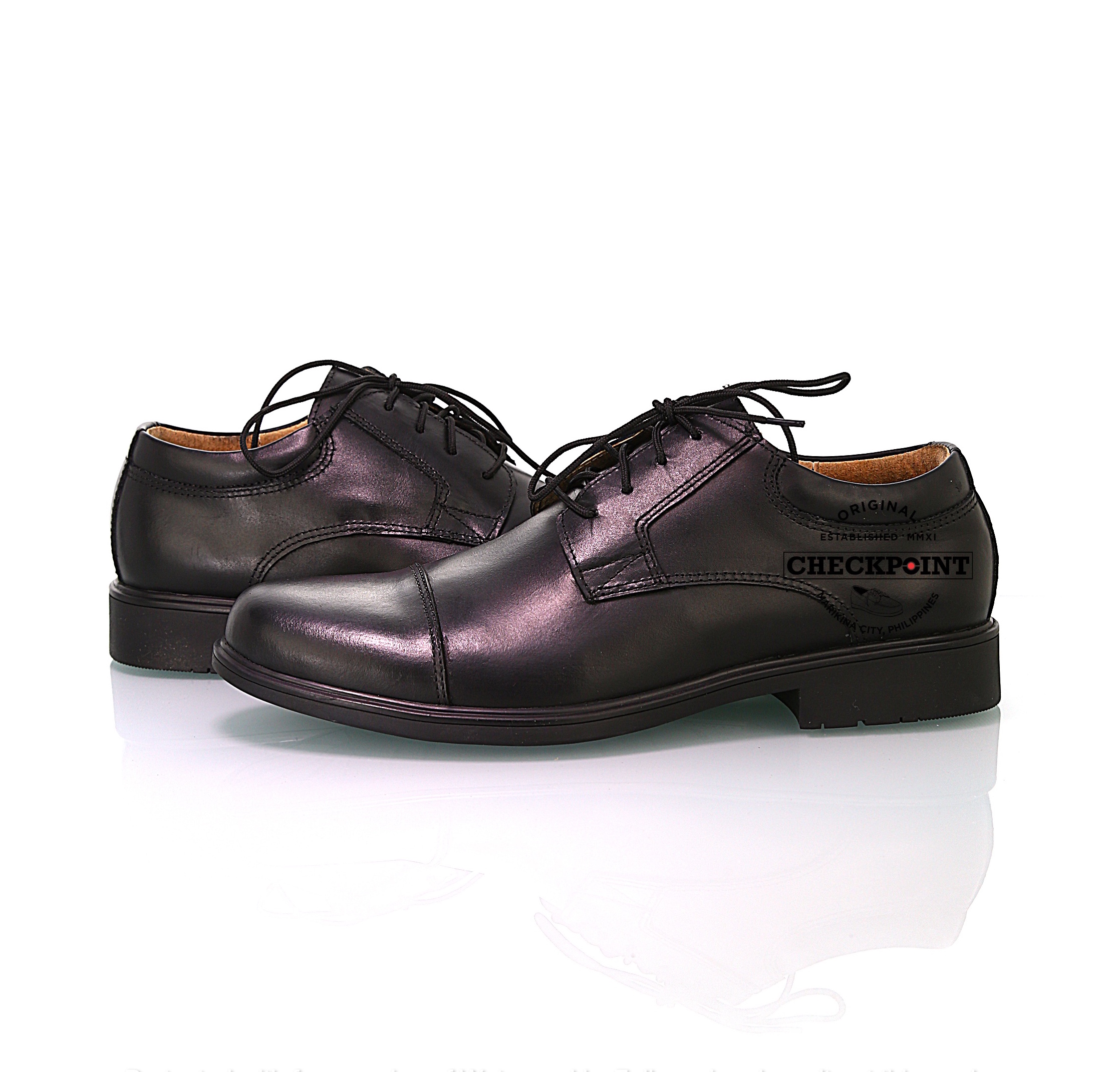 Checkpoint MARIKINA MADE men's FORMAL SHOES black dark brown tan ...