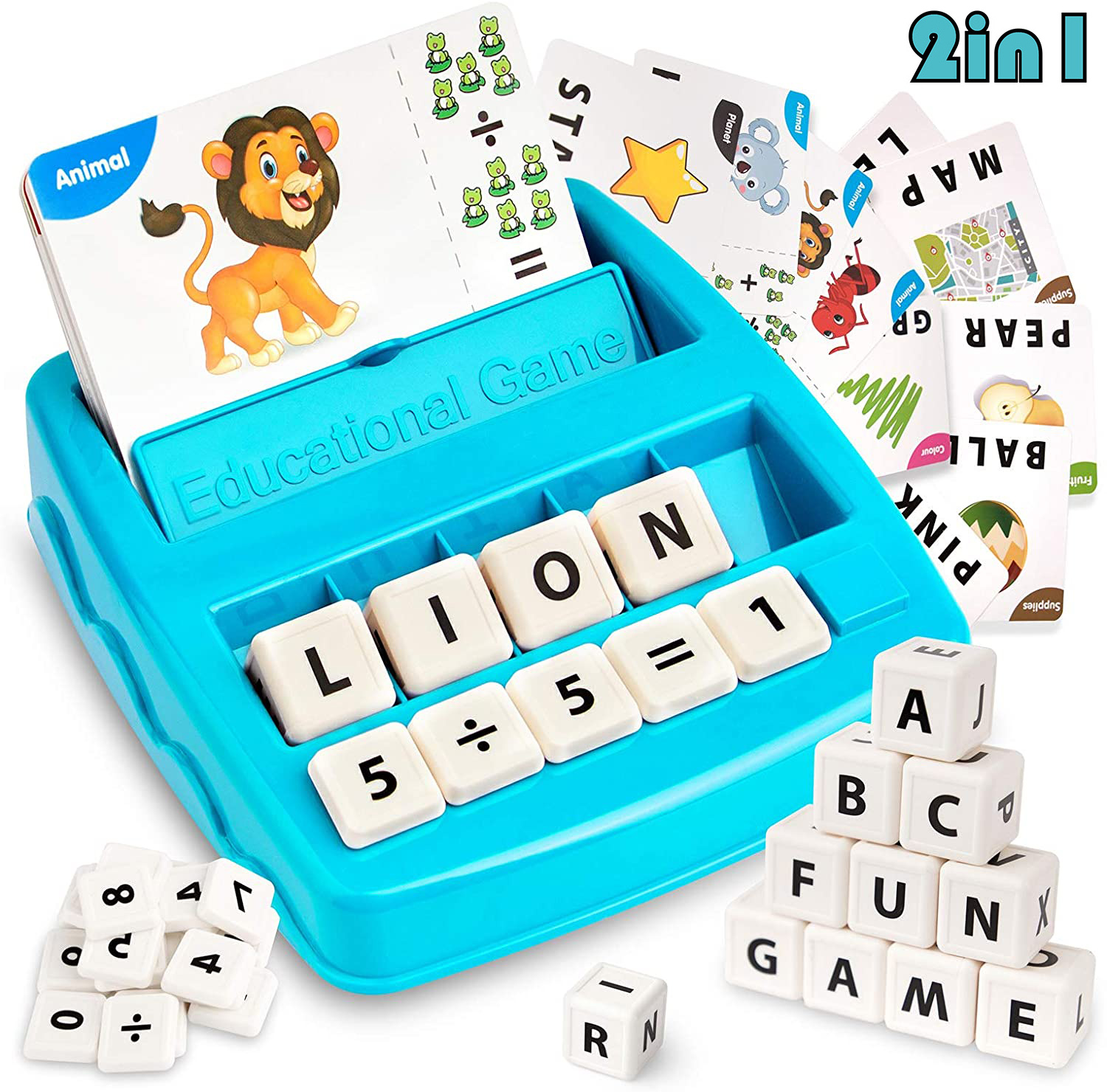 Children Educational Toys Letter Matching Card Game Machine for Kids ...