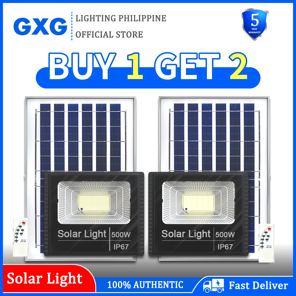 GXG 1000W Solar Light Outdoor Waterproof IP67 Solar Flood Lights LED ...