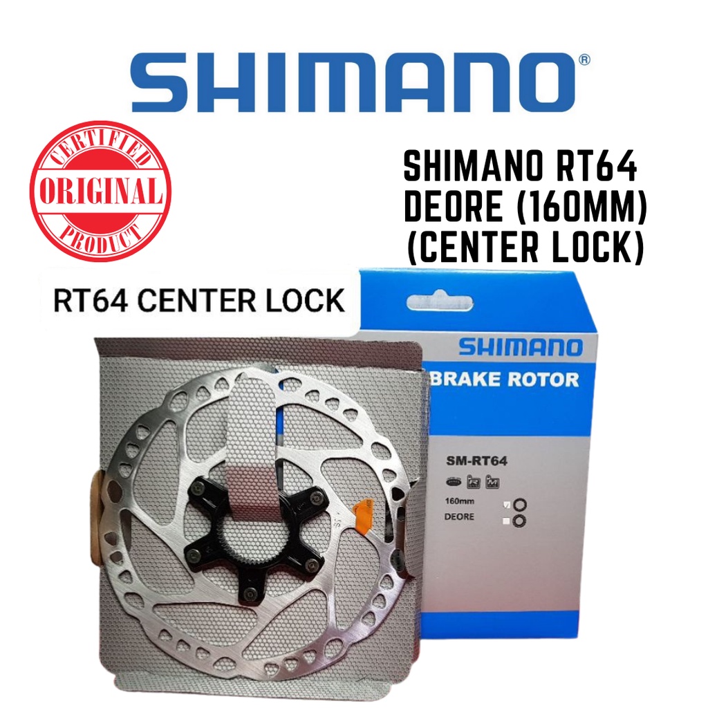Disc Rotor Shimano Deore RT64 (160MM) (Center Lock) | Lazada PH