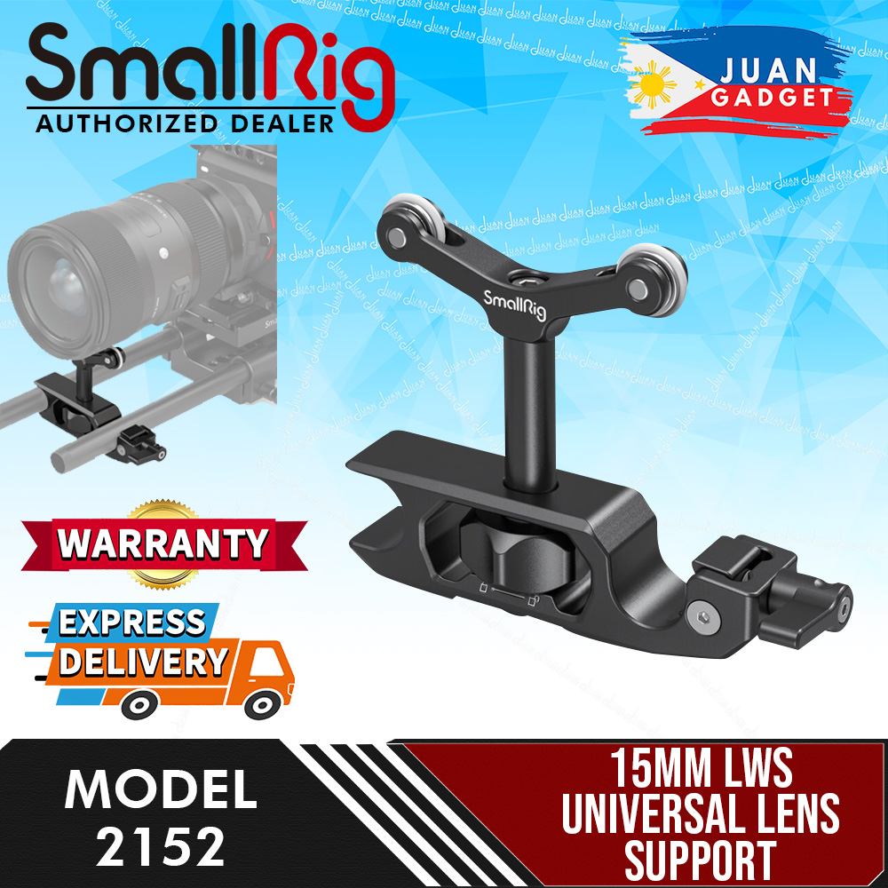 SmallRig 2152 15mm Universal LWS Rod Mount Lens Support and 30.5mm ...