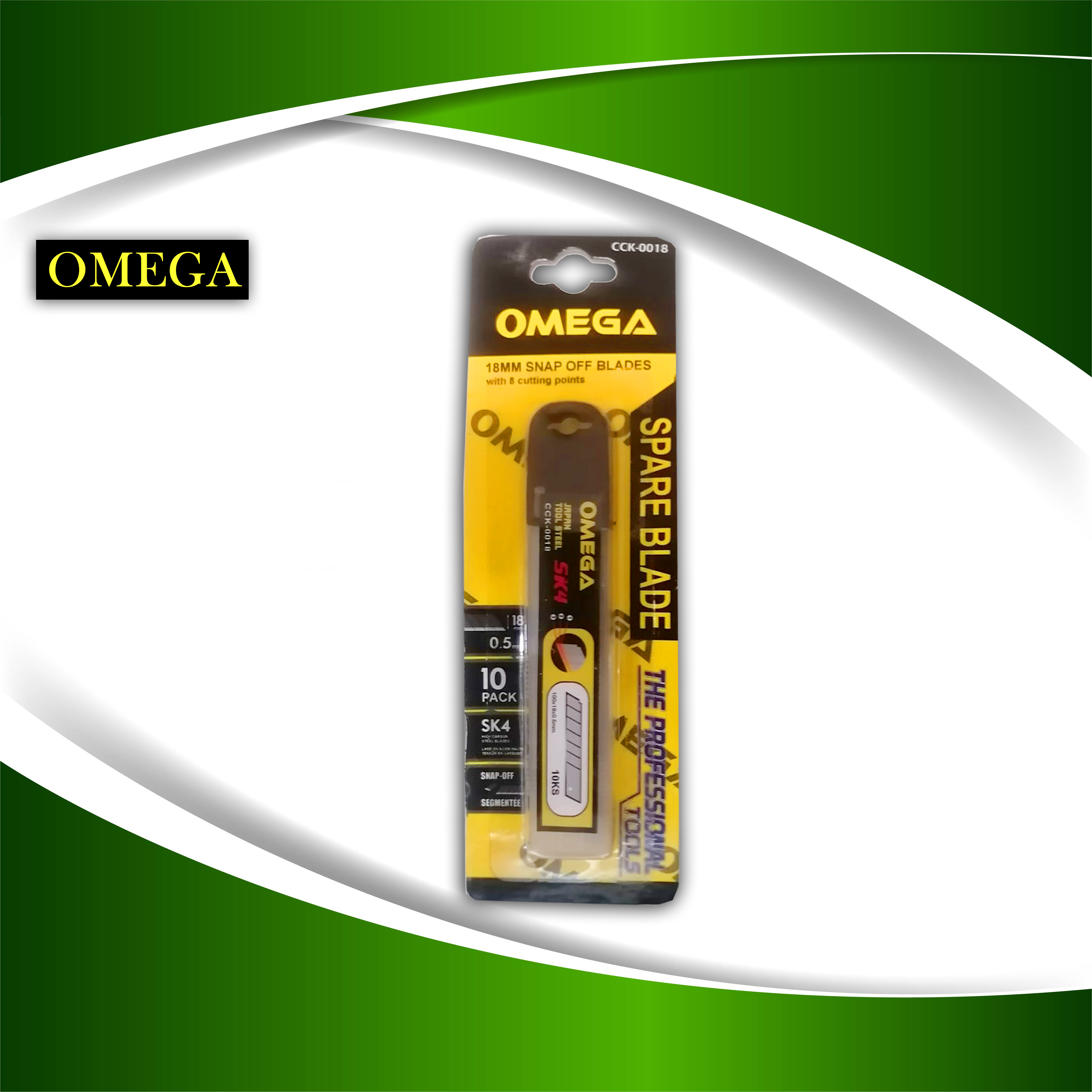 OMEGA 18mm Snap Off Blades with 8 cutting points | Lazada PH