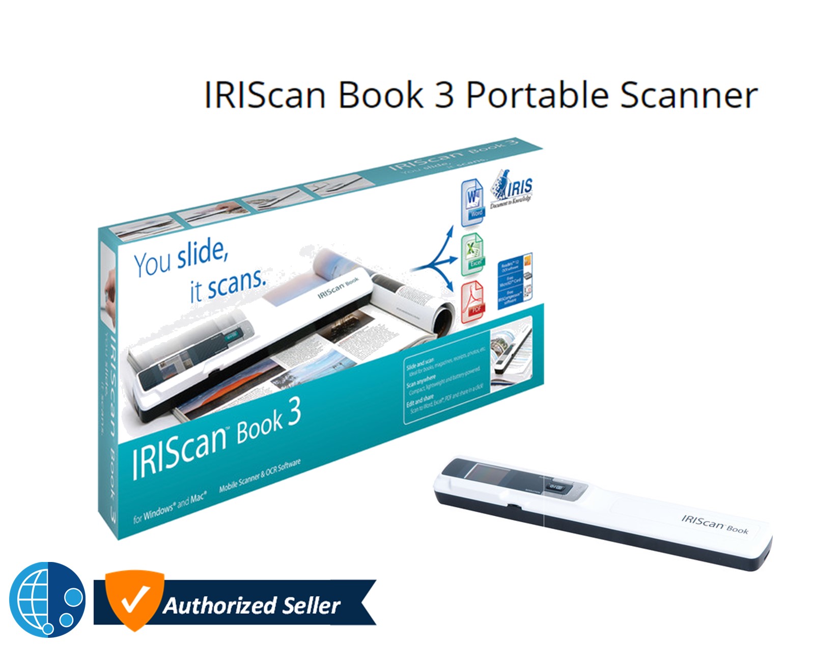 IRIScan Book 3 Portable Scanner | Lazada PH