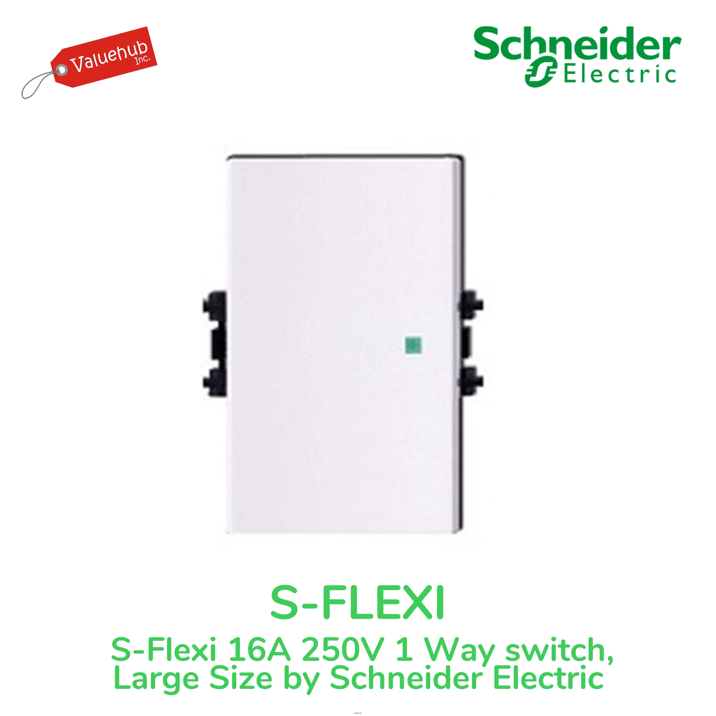 F50M4-WE S-Flexi 16A 250V 1 Way switch, E Size by Schneider Electric ...
