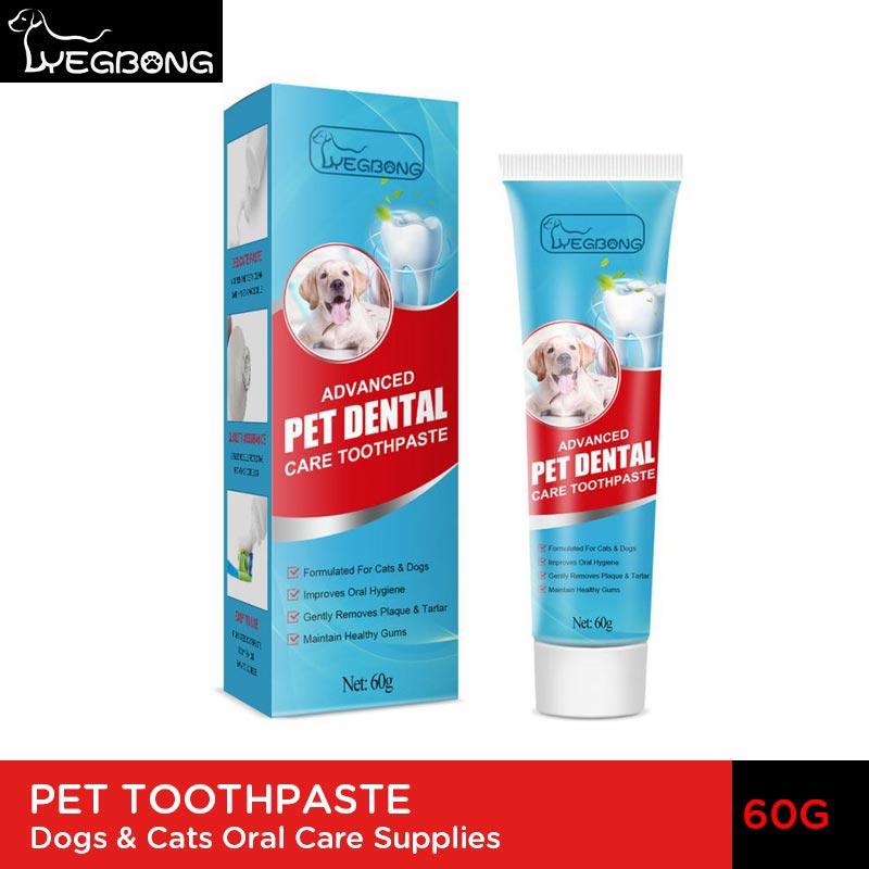Pet Toothpaste 60g Cat Dog Fresh Breath Deodorant Tartar Plaque ...