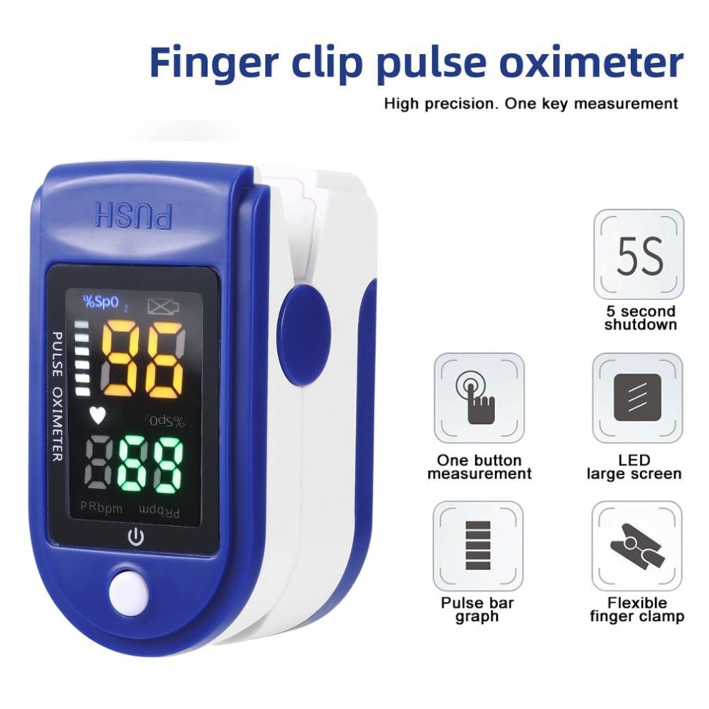 Original Mini Portable Finger Pulse Oximeter Pulse Oximeter Clip ...