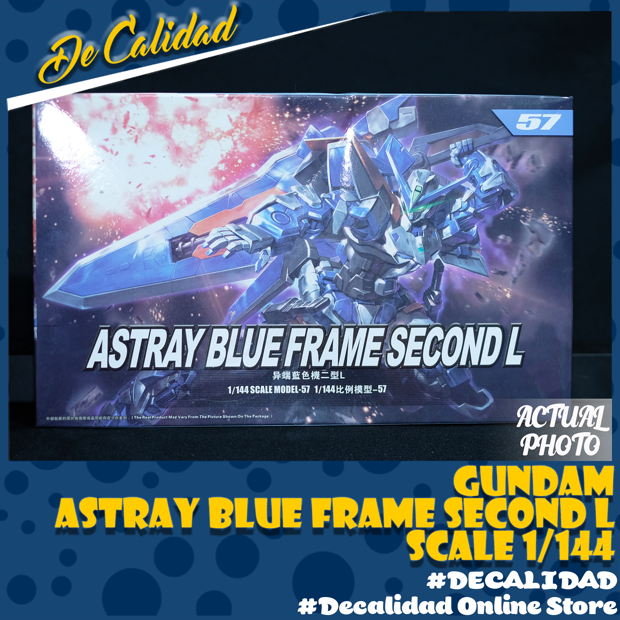 ⚠️ HG Astray Blue Frame Second L 1/144 Scale Model Fighter Kit ⚠️ ...