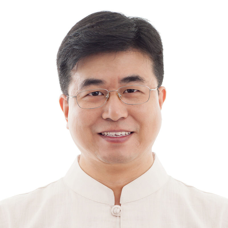 Middle-aged and older men natural real hair wig short hair real hair ...