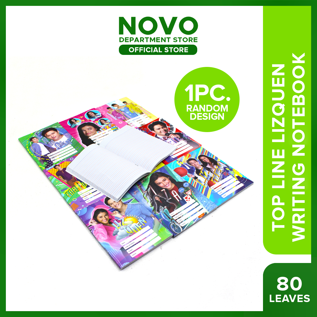 Novo Top Line Lizquen Writing Notebook 80Leaves Preparatory Prep to Elementary Grade School For ...