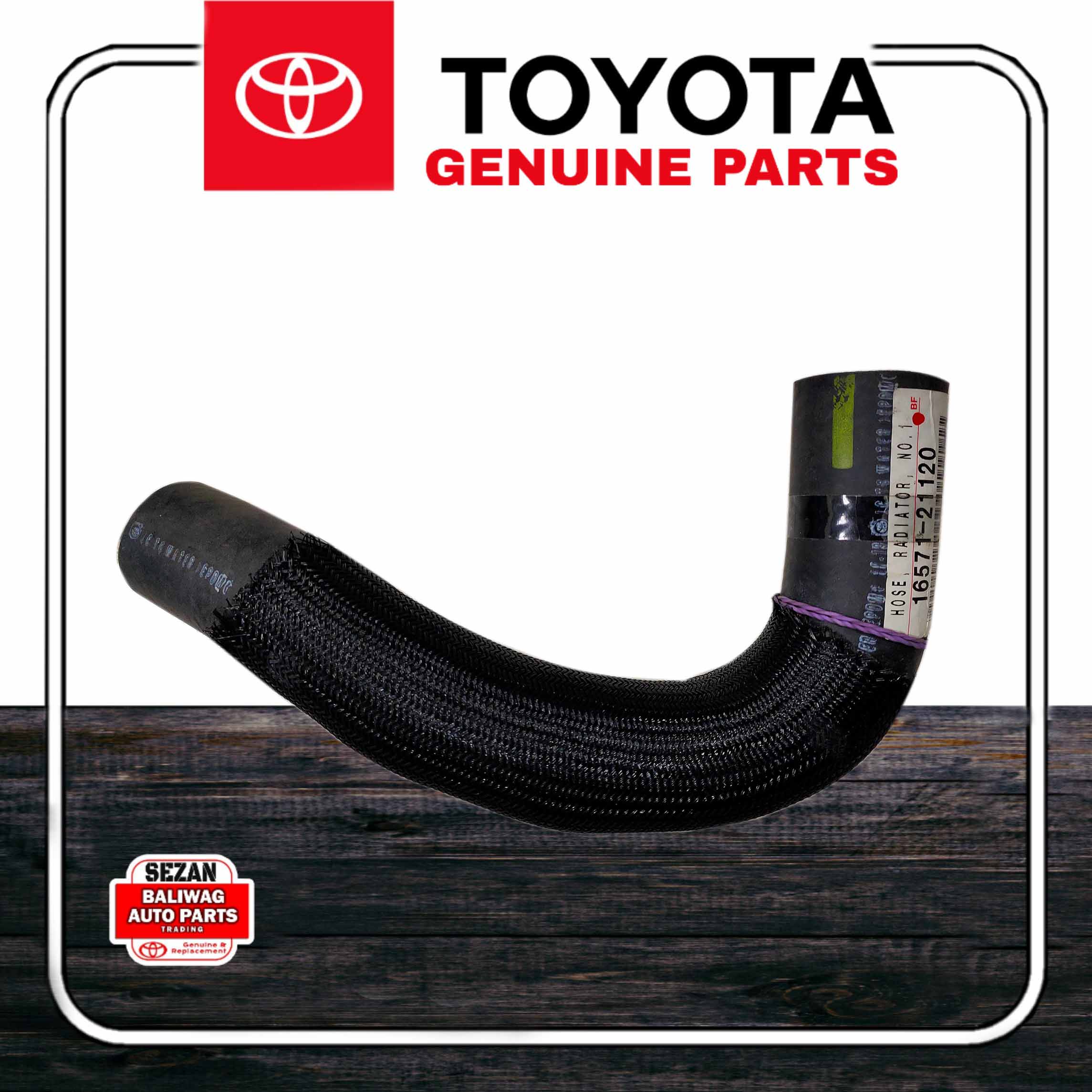 ORIGINAL TOYOTA RADIATOR HOSE NO. 1 VIOS 2007-2013 16571-21120 | Lazada PH