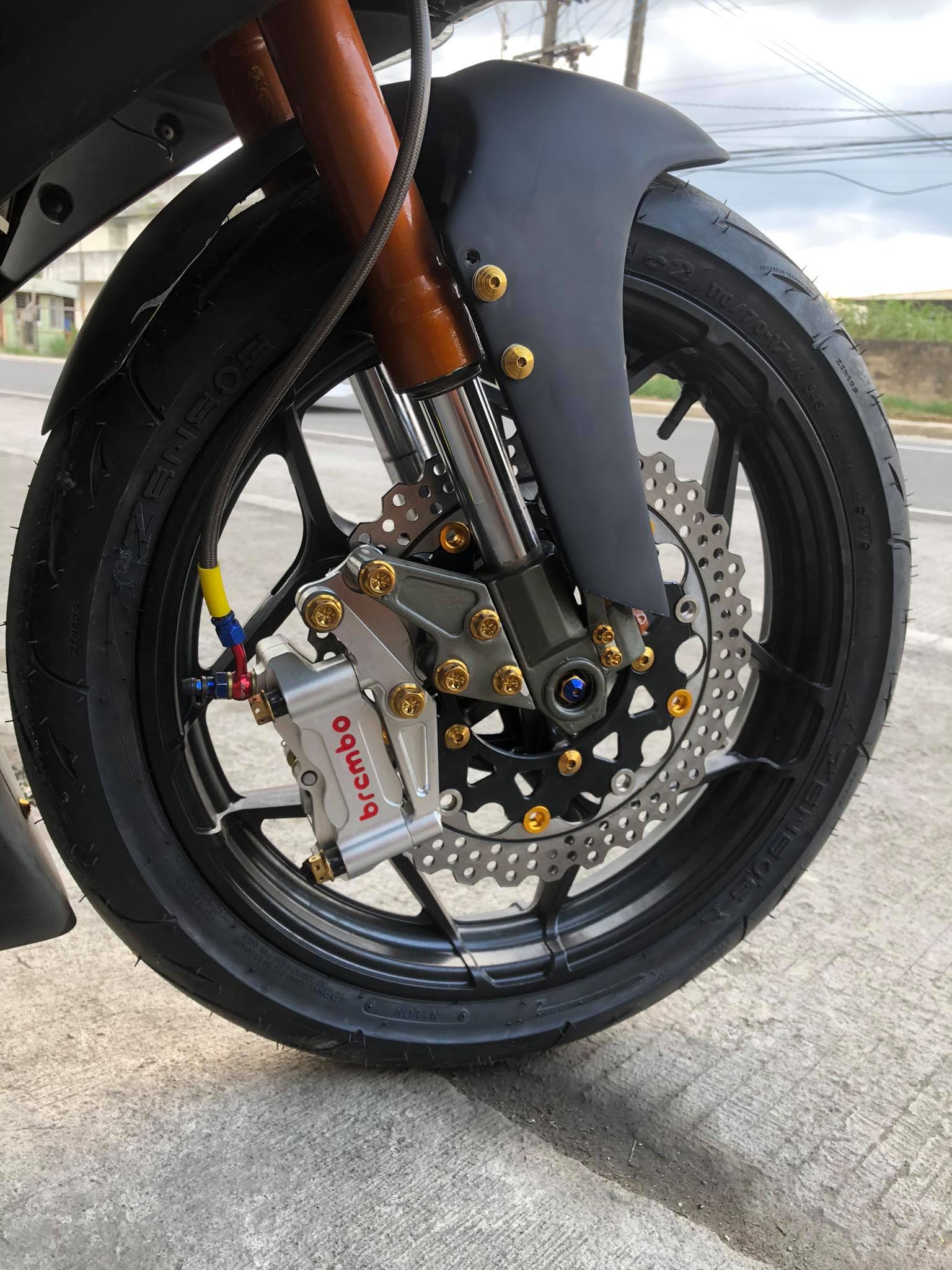 Yamaha Sniper 150 Front Fender for Inverted Fork Only FIBERMADE | Lazada PH