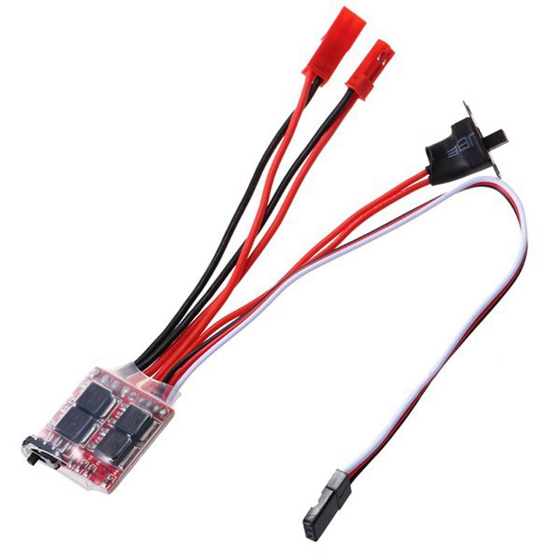 30A Mini Brushed ESC Brushed Electronic Speed Controller for RC Car for ...