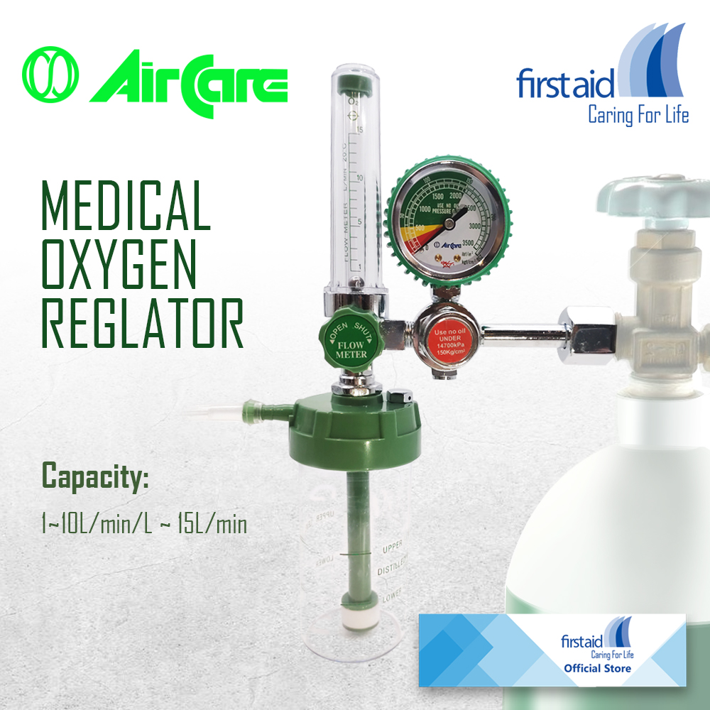 Air Care Medical Oxygen Regulator with Nasal Cannula and Spanner ...