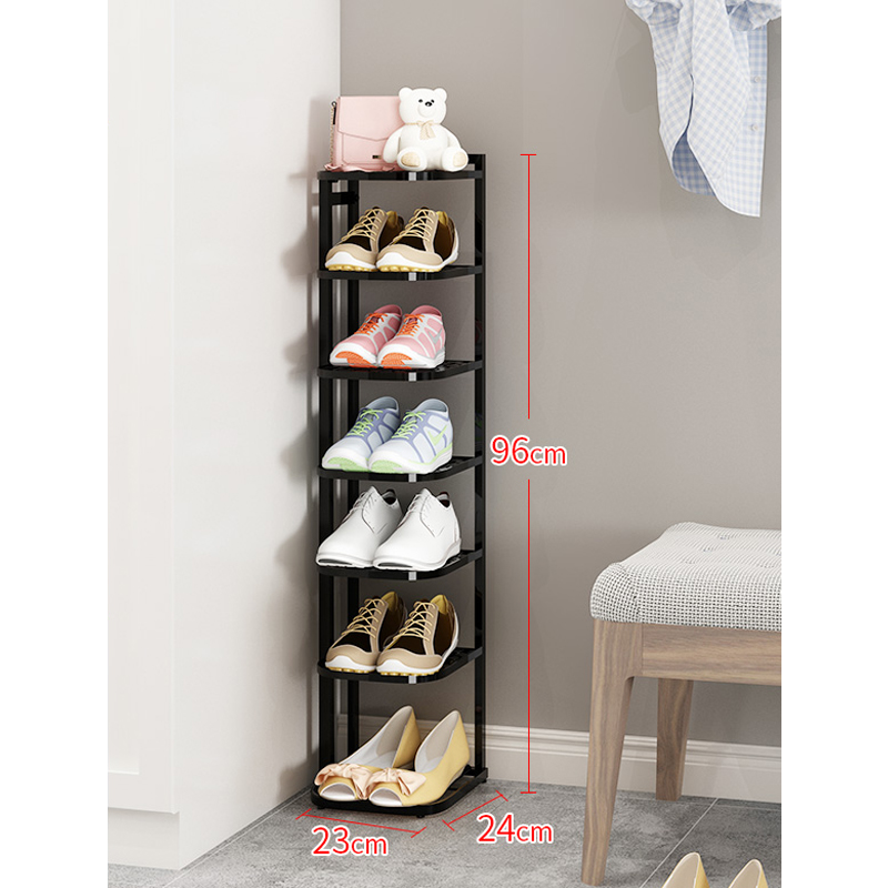 Stainless Steel 7-Tier Shoes Rack Space Saving Storage Shelves For Home ...