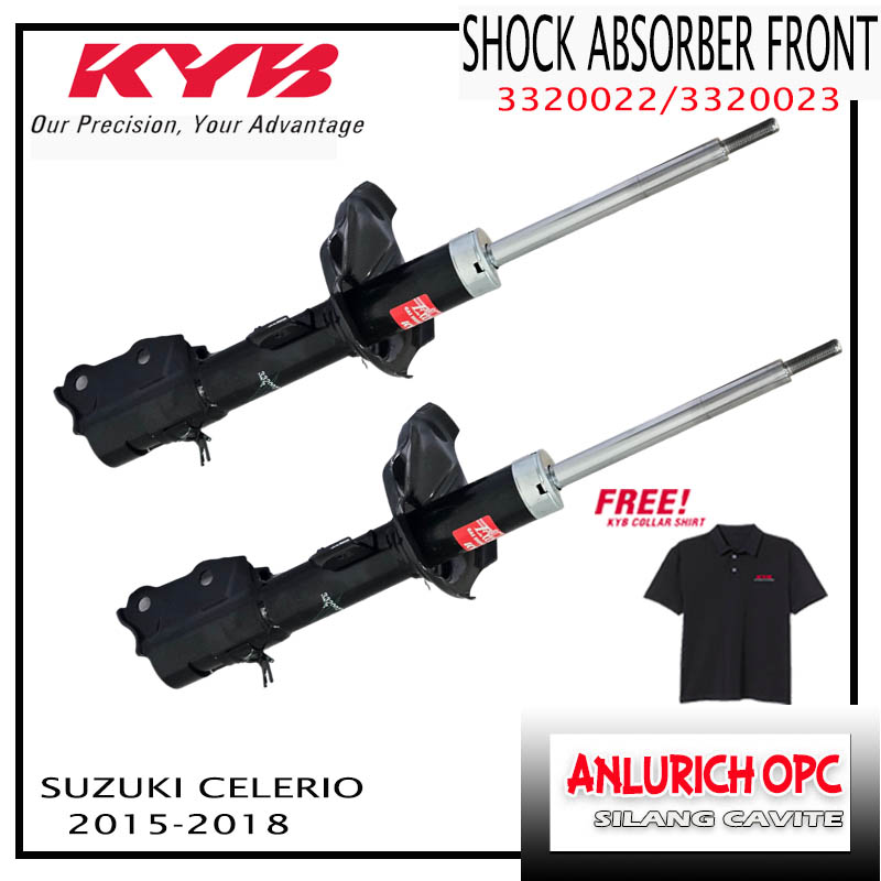 KYB SHOCK ABSORBER FRONT SUZUKI CELERIO 2015-2018 SET ( LEFT & RIGHT ...