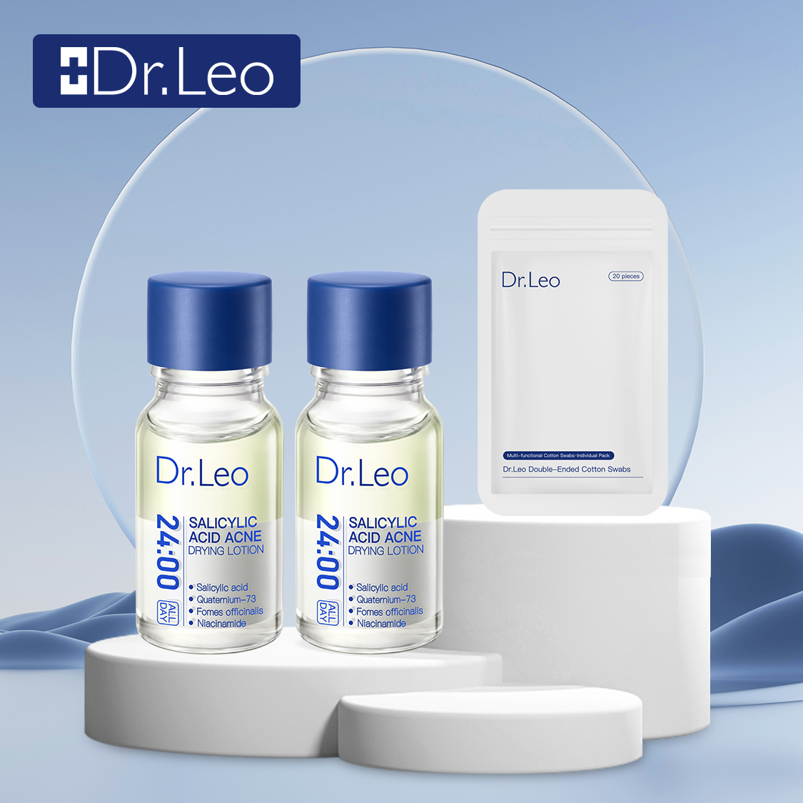 Dr.Leo Acne Essence Salicylic Acid Anti-acne Serum 10ml*2pcs | Lazada PH