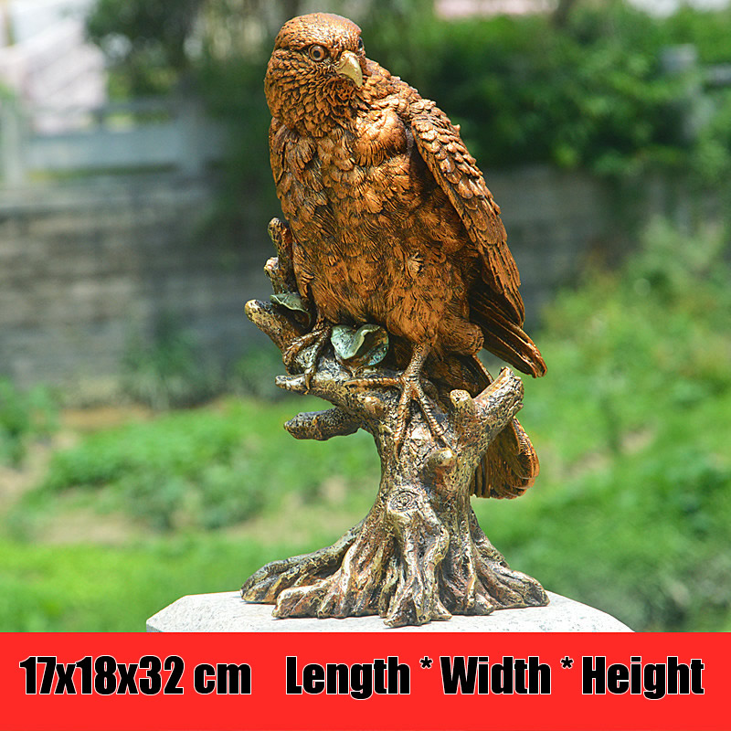 nd New Creative Resin Eagle Statue Decorative Ornament Stage Props Home ...