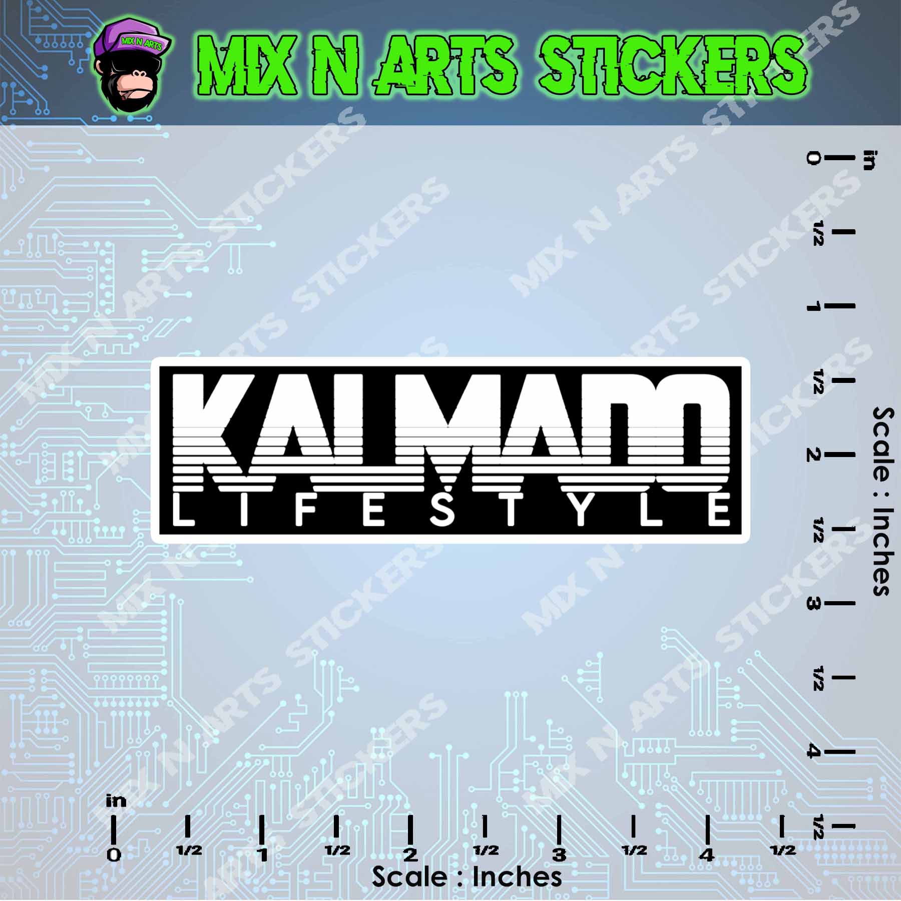 Kalmado Lifestyle Laminated Vinyl Sticker SOLD PER PIECE | Lazada PH