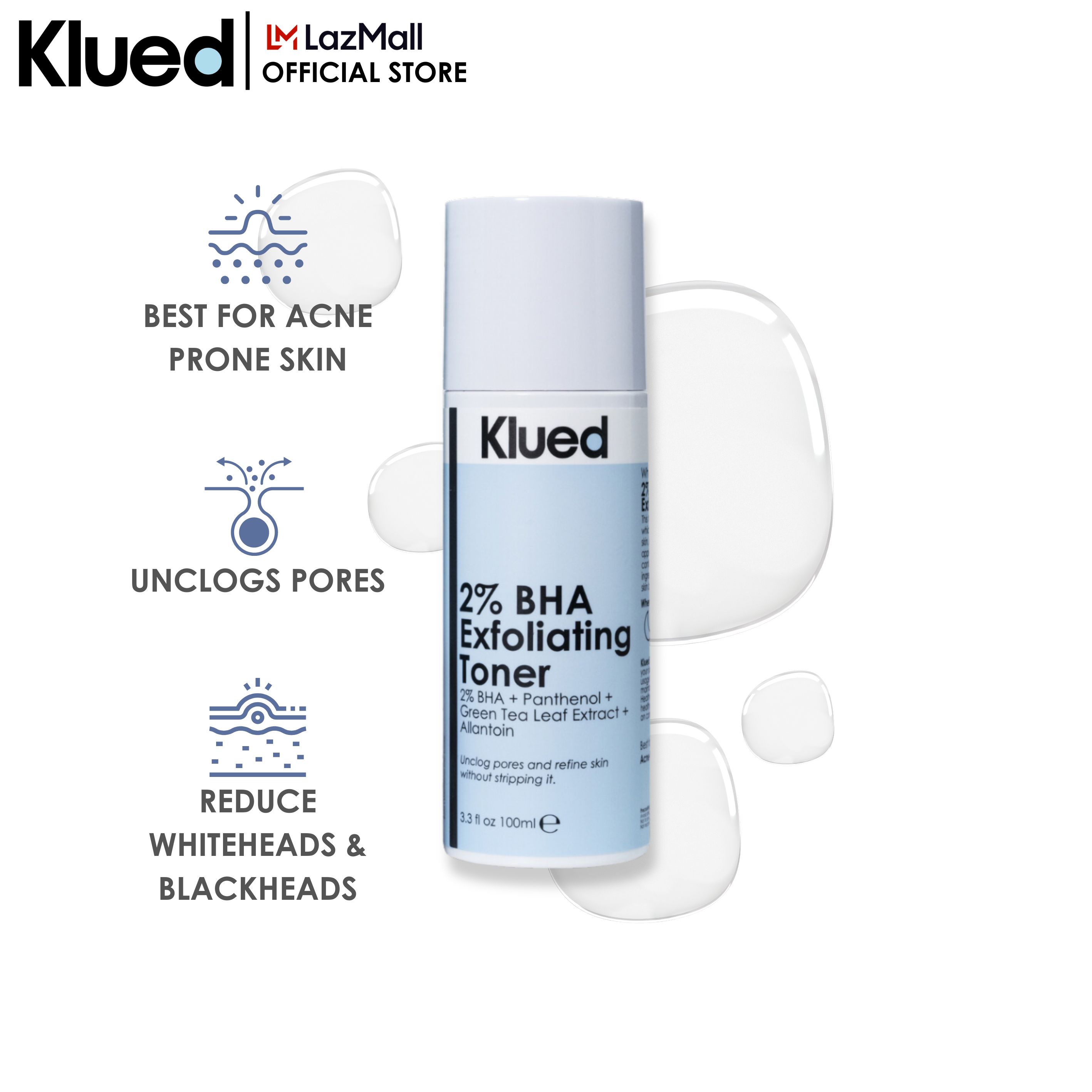 Klued - 2% BHA Exfoliating Toner | Lazada PH