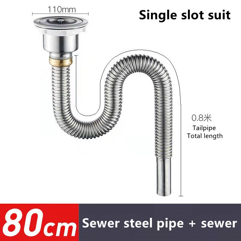 High Quality Stainless Steel Drain Pipe Kitchen Sink Downspout ...