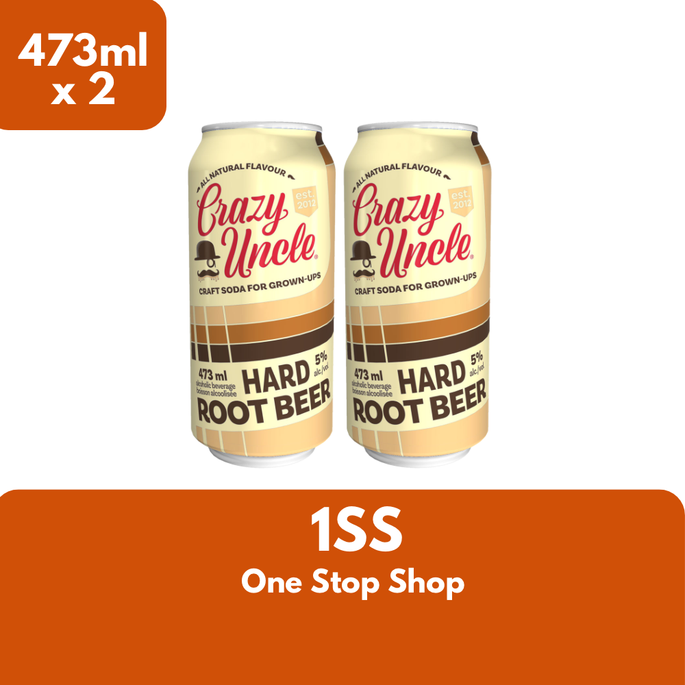 Crazy Uncle Hard Root Beer for Grown Ups 473ml x 2 | Lazada PH
