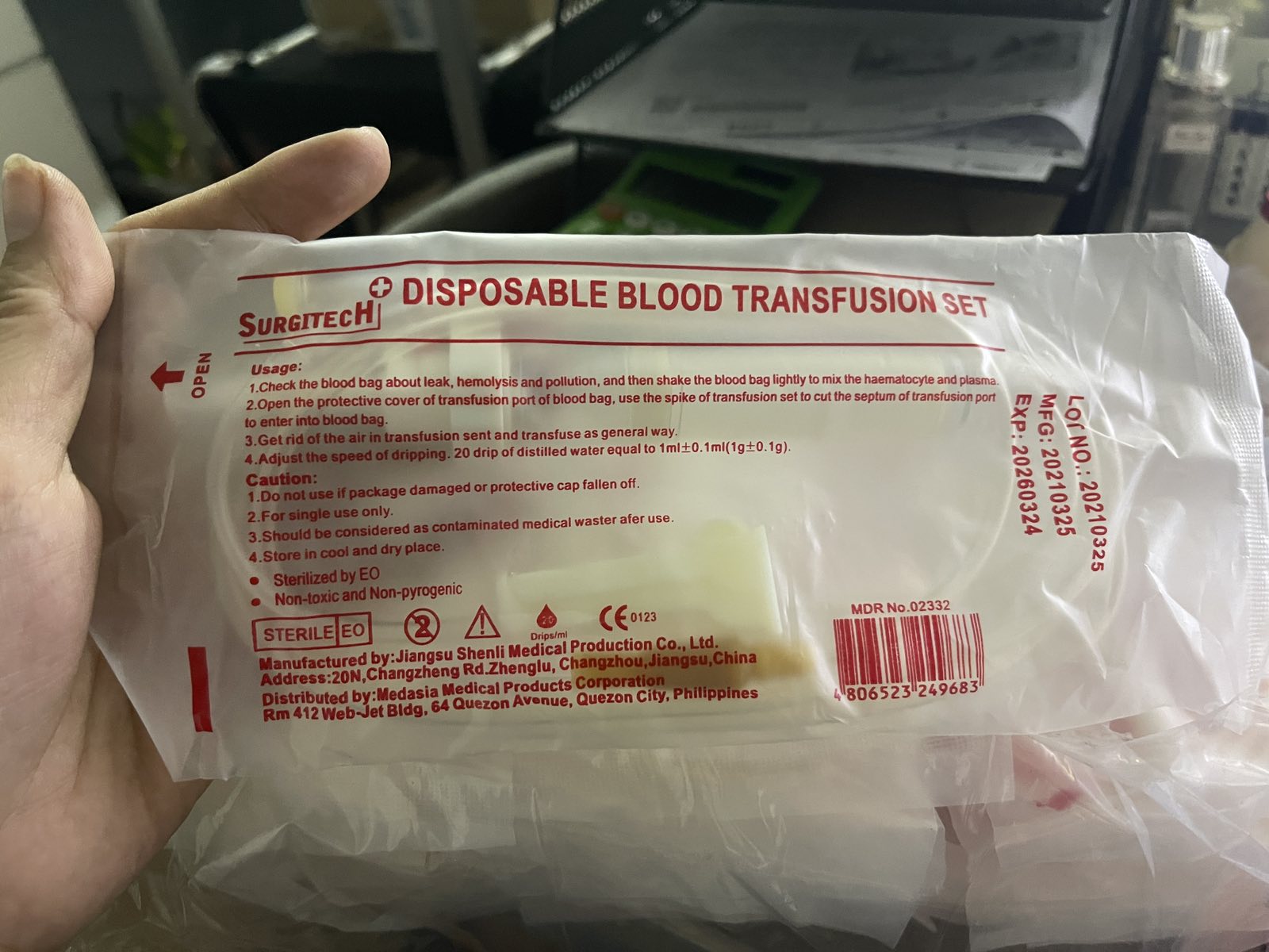 Disposable Blood Transfusion Set (Surgitech) | Lazada PH