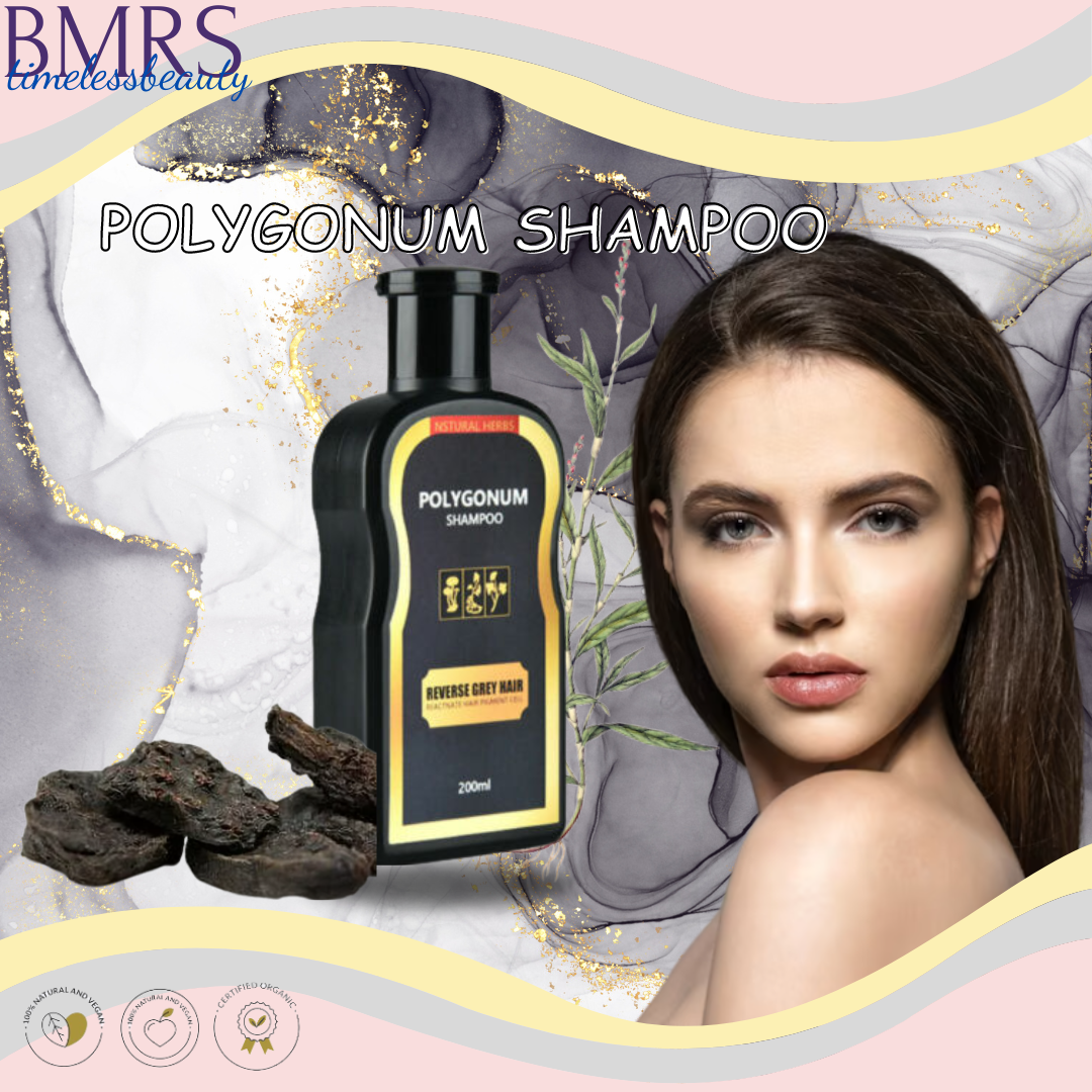 NEW Natural Herbs Polygonum Shampoo Reverse Grey Natural Darkening Hair ...