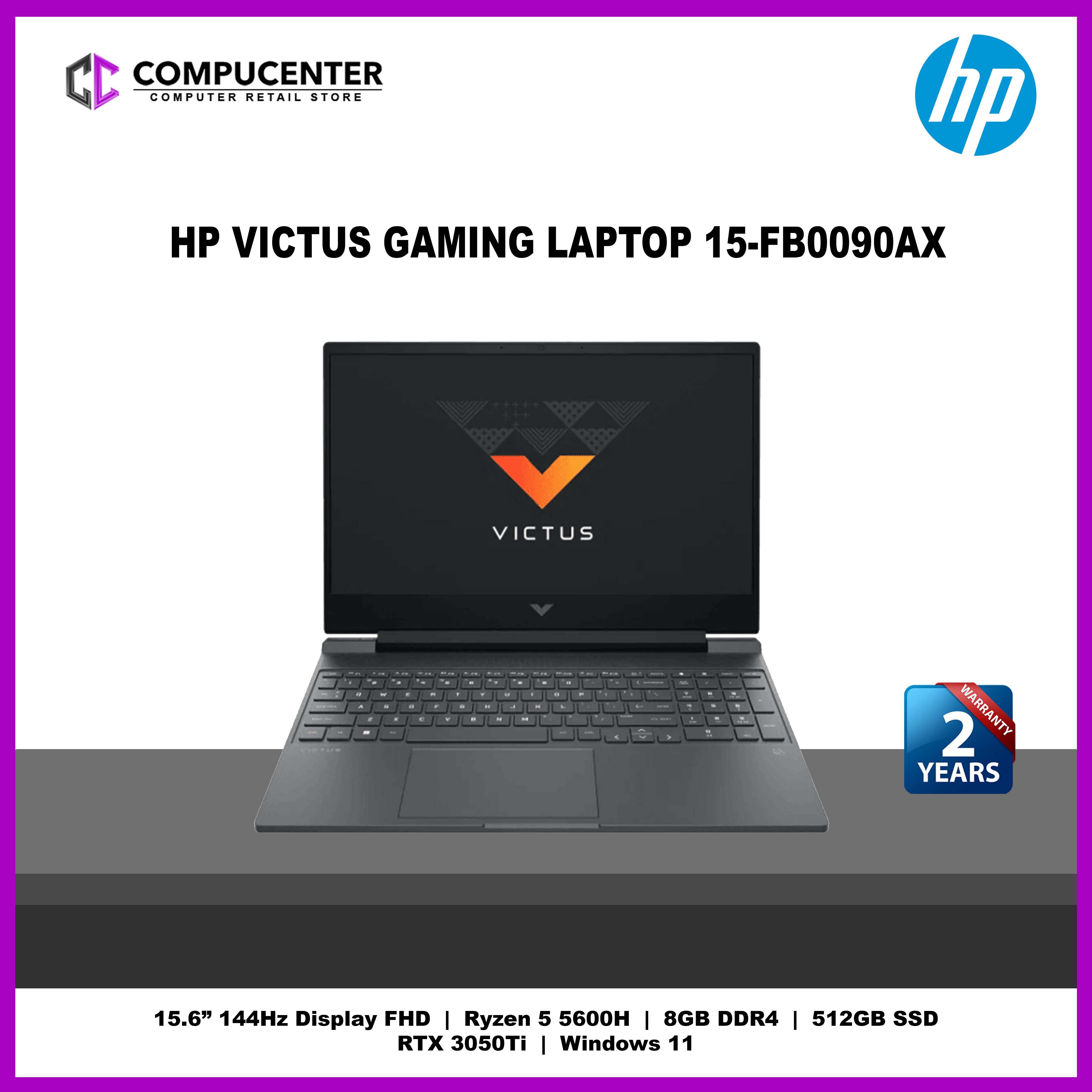 HP Victus 15-FB0090AX Gaming Laptop | 15.6 FHD IPS | 144HZ | Ryzen 5 ...