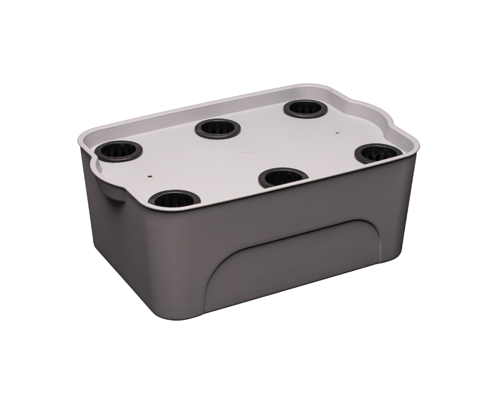Complete Kratky Hydroponics Starter Kit | 6 Holes | For Lettuce and ...