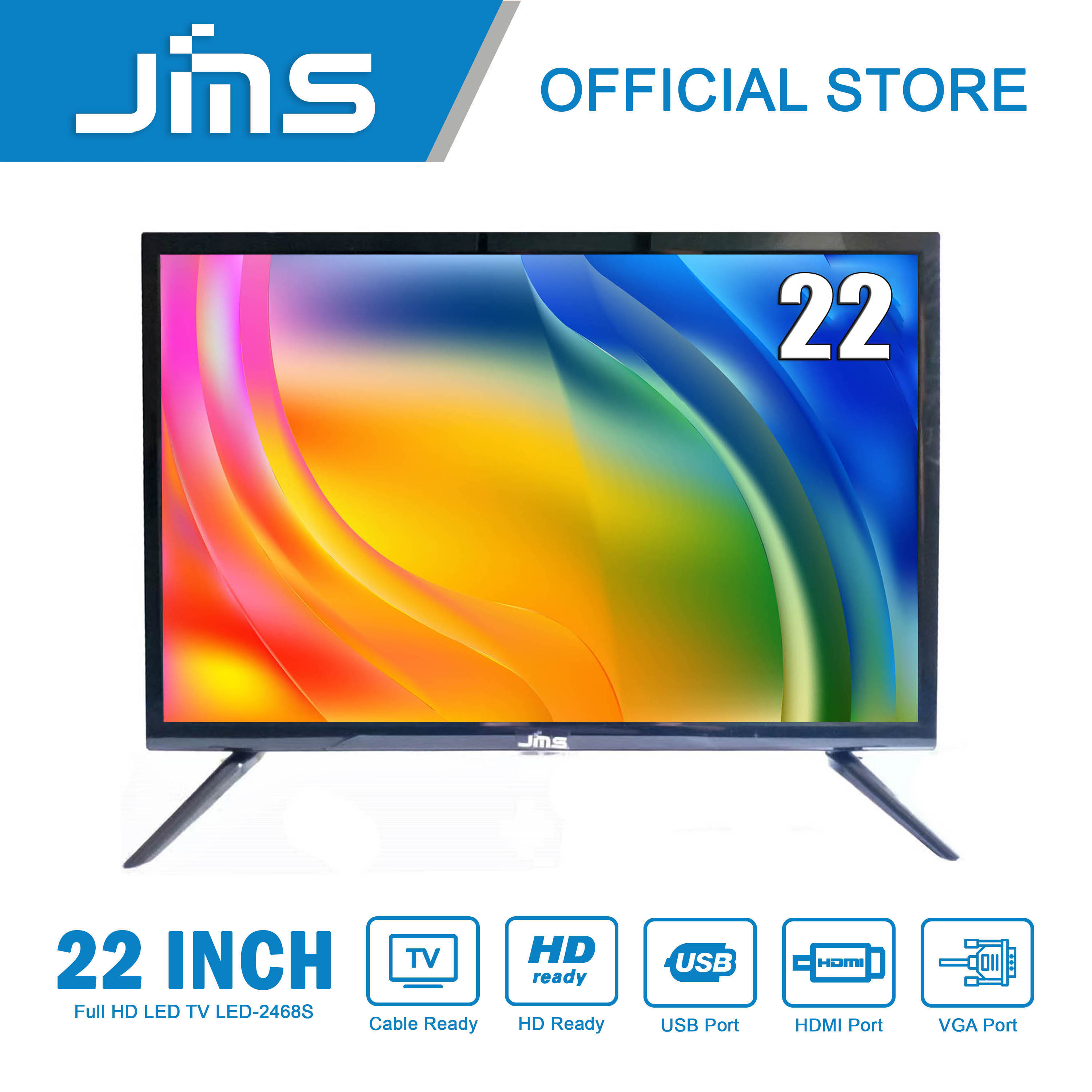 JMS 22 Inch Full HD LED TV LED-2468S | Lazada PH