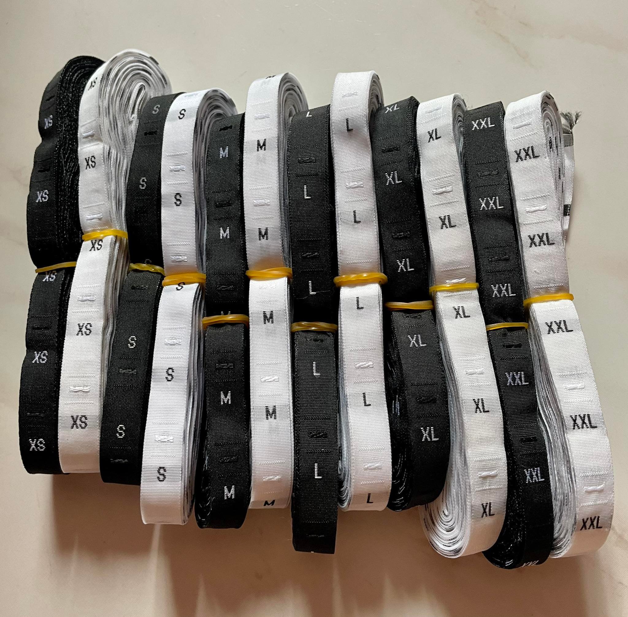 500pcs/roll Clothing Size Label Woven I Washable | Lazada PH