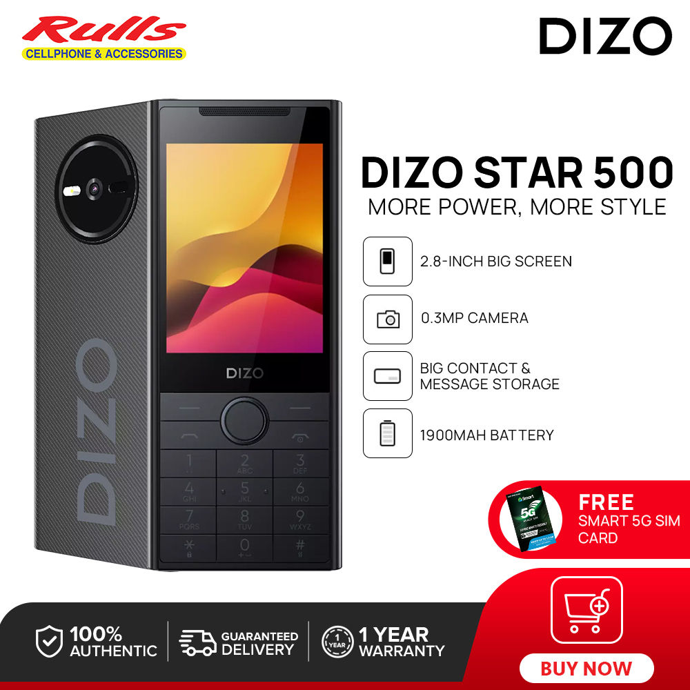 DIZO Star 500 Basic Phone | with 2.8" Big Screen Display and 1900mAh ...