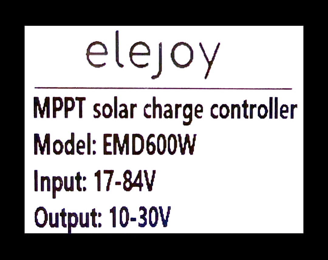 ELEJOY 600W MPPT Solar Charge Controller 10-30V STEP DOWN Voltage ...
